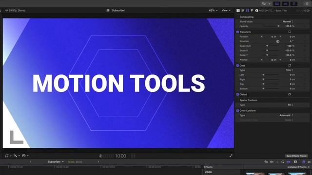Перевод Final cut Pro (Dylan Bates) Эффекты свечения