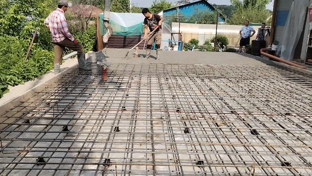 Плита монолитная 300мм., 71,5 кв