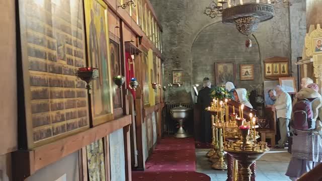 25.06.25 Прп. Андроника и Саввы. Всенощная. Спасо-Андроников мон. Спасский собор. Знаменное пение