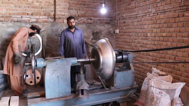 Process of making Metal Utensils in Factory basin gamla bowls mass production