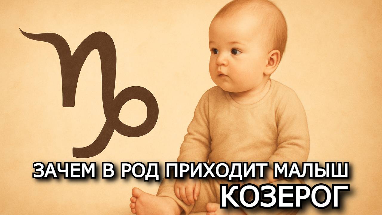 Зачем в семью приходит ребёнок-Козерог? 🌟 Особая роль и важные уроки для семьи 👶♑