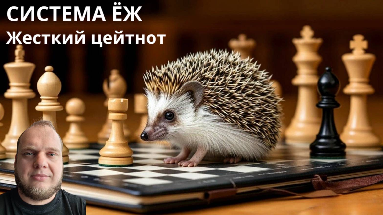 Система Еж. Жесткий цейтнот. Шахматы блиц lichess