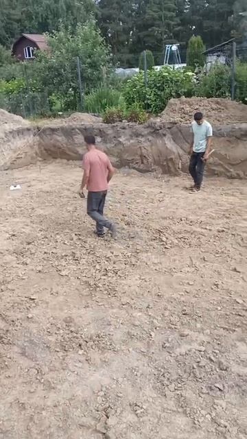 Строительство цокольного этажа поэтапно.