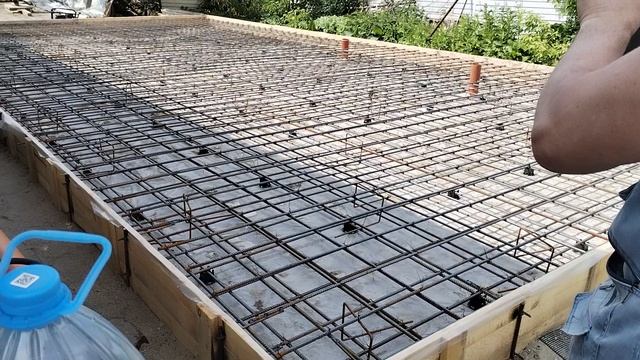 Плита монолитная 300мм., 71,5 кв