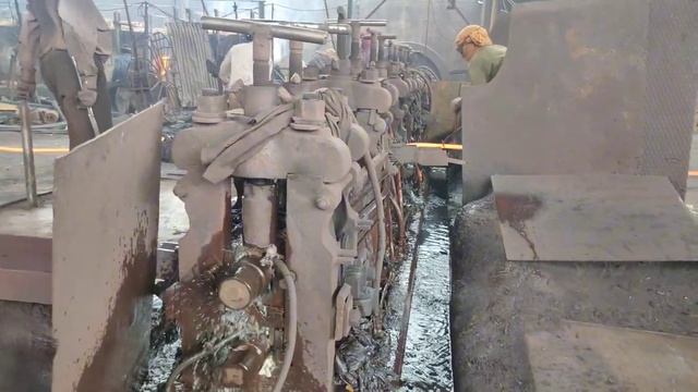 Process of Metal Recycling Manufacturing Process of Iron Rod in Factory factory mass production