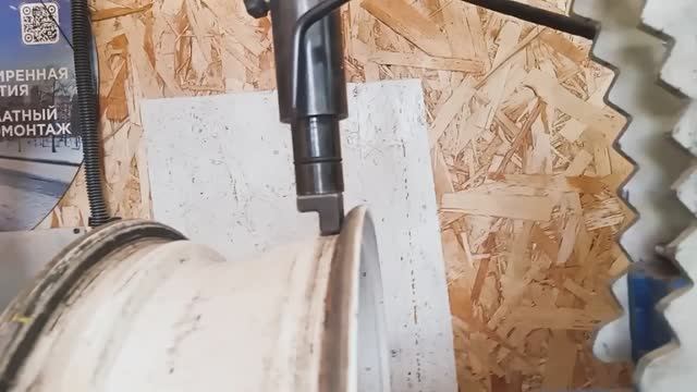 Правка литого диска. Двухсторонний удар