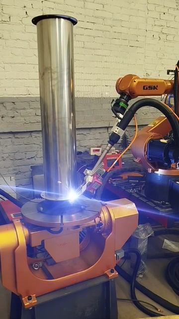 Роботизированная сварка элемента системы вентиляции из нержавейки. Часть 1