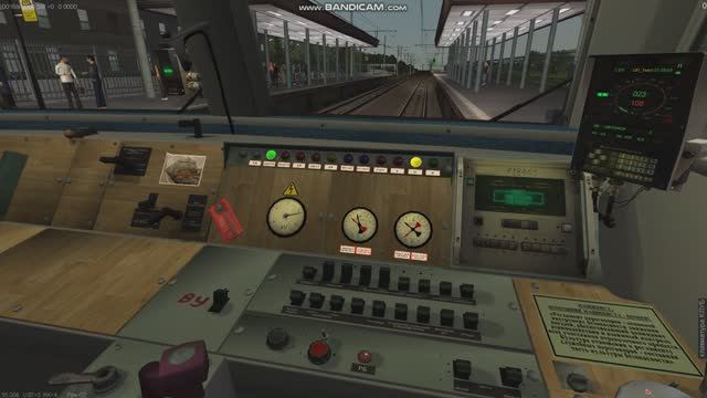 ZDSimulator: небольшой фрагмент Курского направления Московской ж. д.