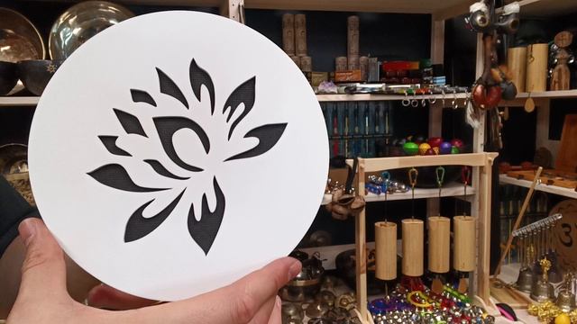 Шум ручья Лотос 185 мм / Sound of the stream /  Rainstick / Посох дождя / shamanic.moscow