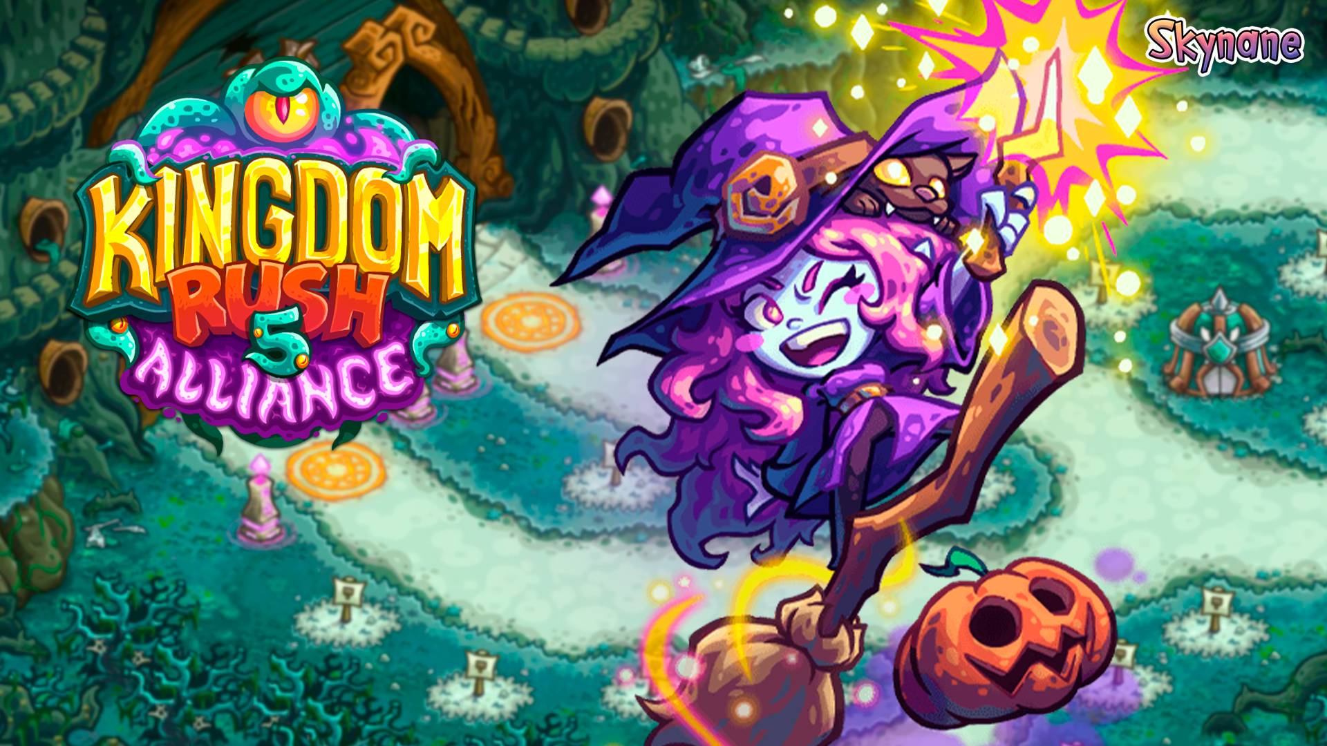 МИЛАЯ ВЕДЬМОЧКА | Kingdom rush 5 Alliance [17] Новая Кампания