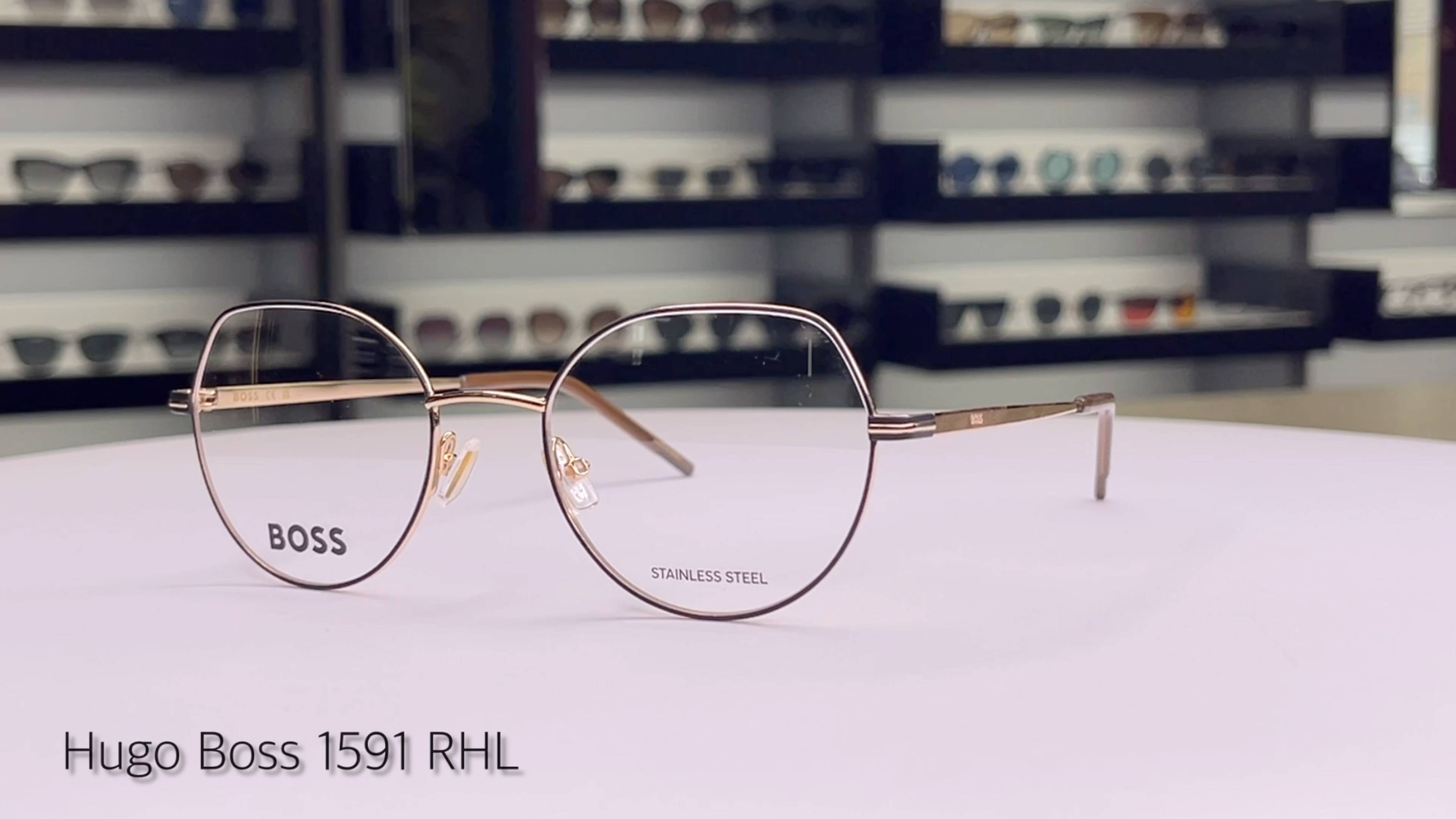 Распаковка оправы Hugo Boss 1591 RHL: стильные женские очки в коробке