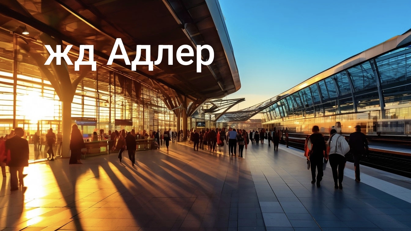 Жд вокзал Адлера внутри. Обзор