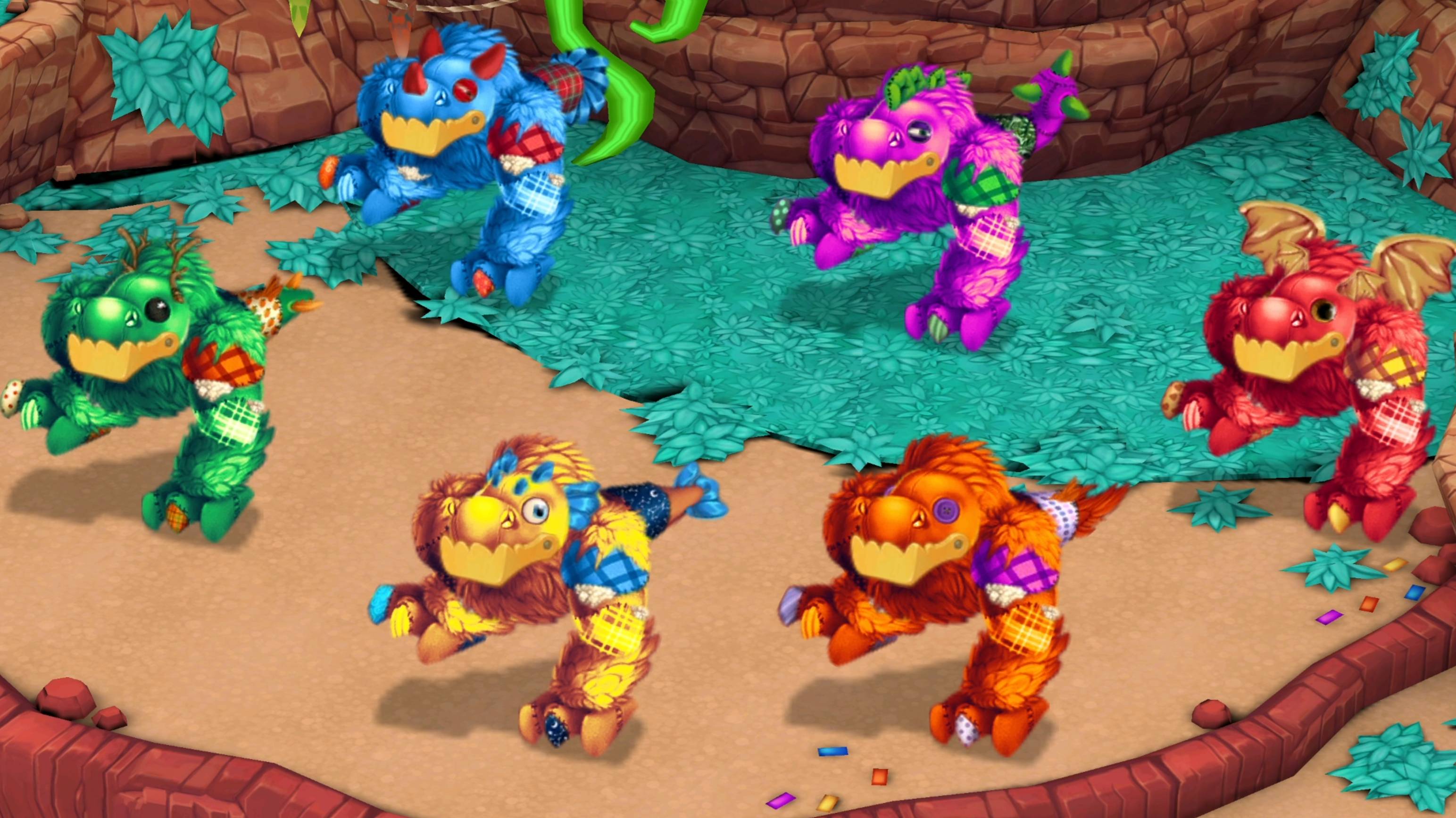 Ти-Рокс / T-Rox - все варианты цвета призматиков (My Singing Monsters: Dawn of Fire)