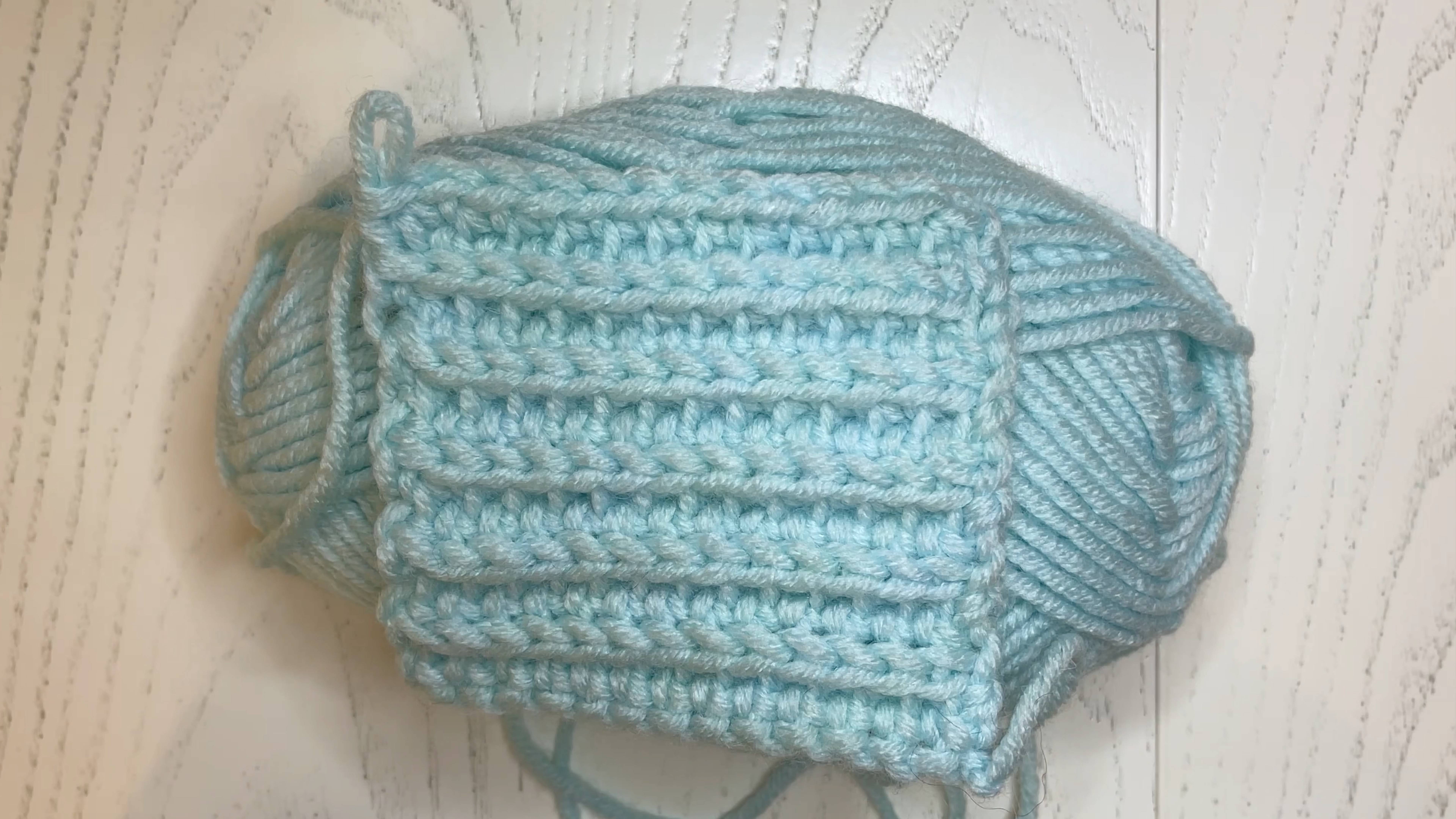 Узор №5 — Двусторонний Плотный Узор Крючком | Идеально для Шарфов, Снудов и Тёплых Изделий