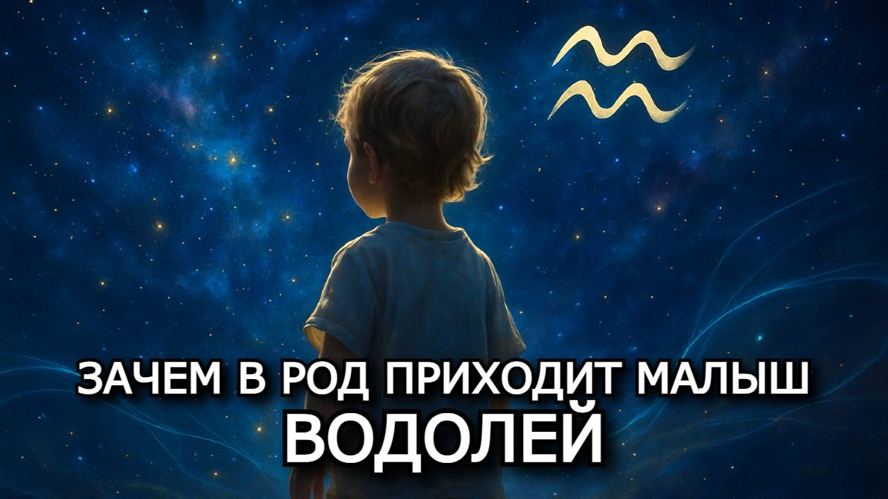 Ребёнок-Водолей в семье: знак судьбы или вызов для рода? Узнай, зачем он приходит!