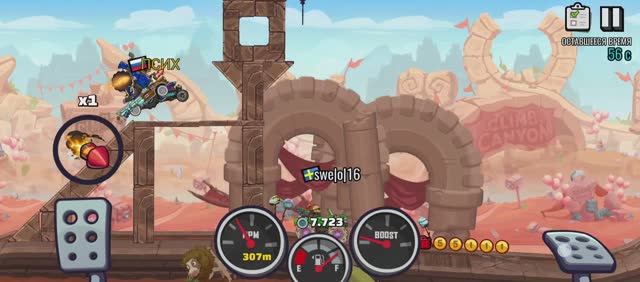 HILL CLIMB RACING 2 Событие Red, White & Boom