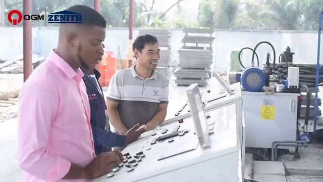 Автоматический вибропресс для стенового блока|QGM QT10