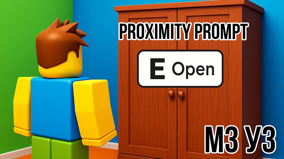Roblox Studio. Модуль 3. Урок 3. Proximity Prompt.