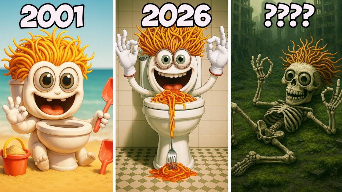 ЭВОЛЮЦИЯ СПАГЕТТИ ТУАЛЕТТИ - БРЕЙНРОТ