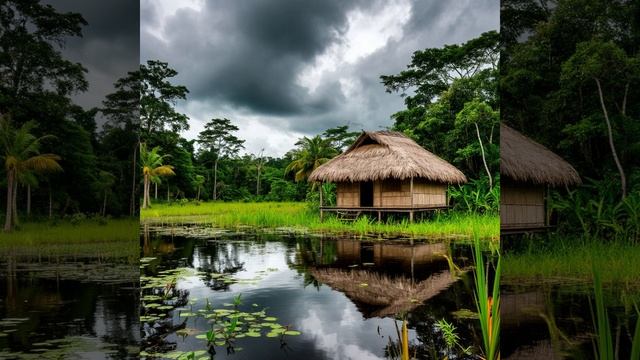 Болотное жилище - музыка для медитации