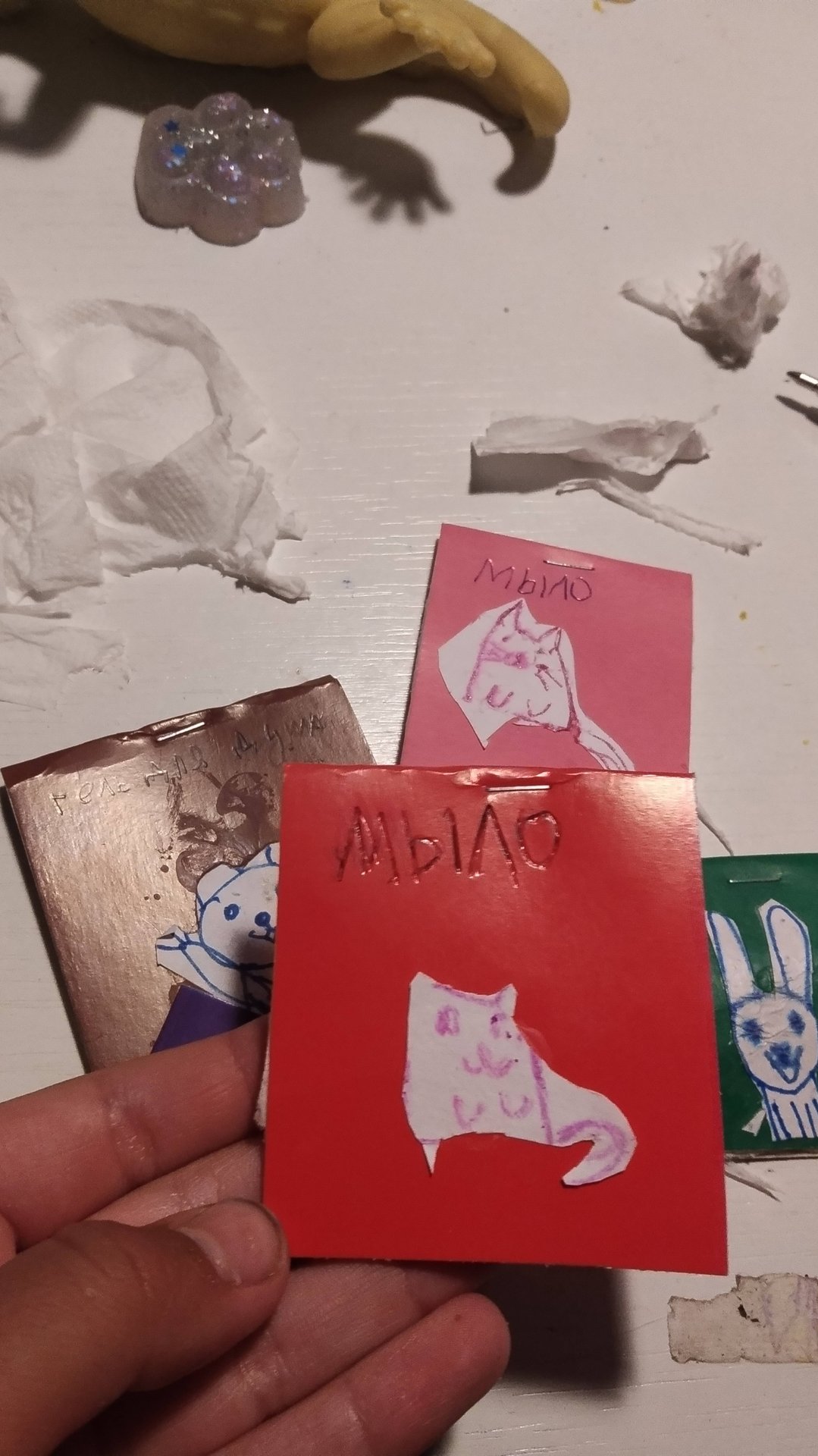 Как сделать блокнотик мыло из туалетной бумаги? 🧼🧼🧼