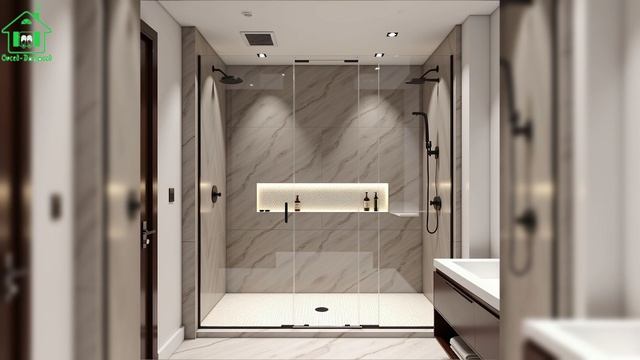 Идеи дизайна душевых кабин для ванных комнат фото для вдохновения (4)
