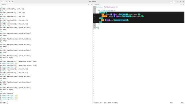 Курс Эликсир, часть 2. Урок 01-02. Mailbox, получение сообщений.