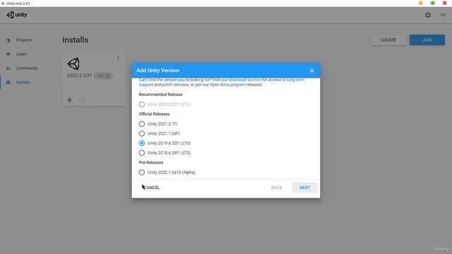 1 -Getting Started with Unity (Downloading and Installing Unity and Unity Hub)