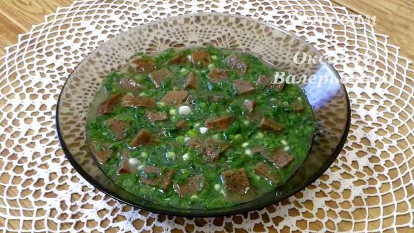 Холодный суп из хлеба. Тюря на молочной сыворотке. Готовим с Оксаной Валерьевной.