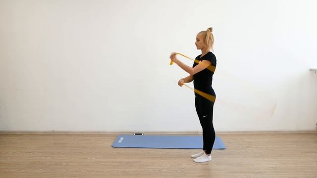 Художественная гимнастика: 2 тренировка со скакалкой