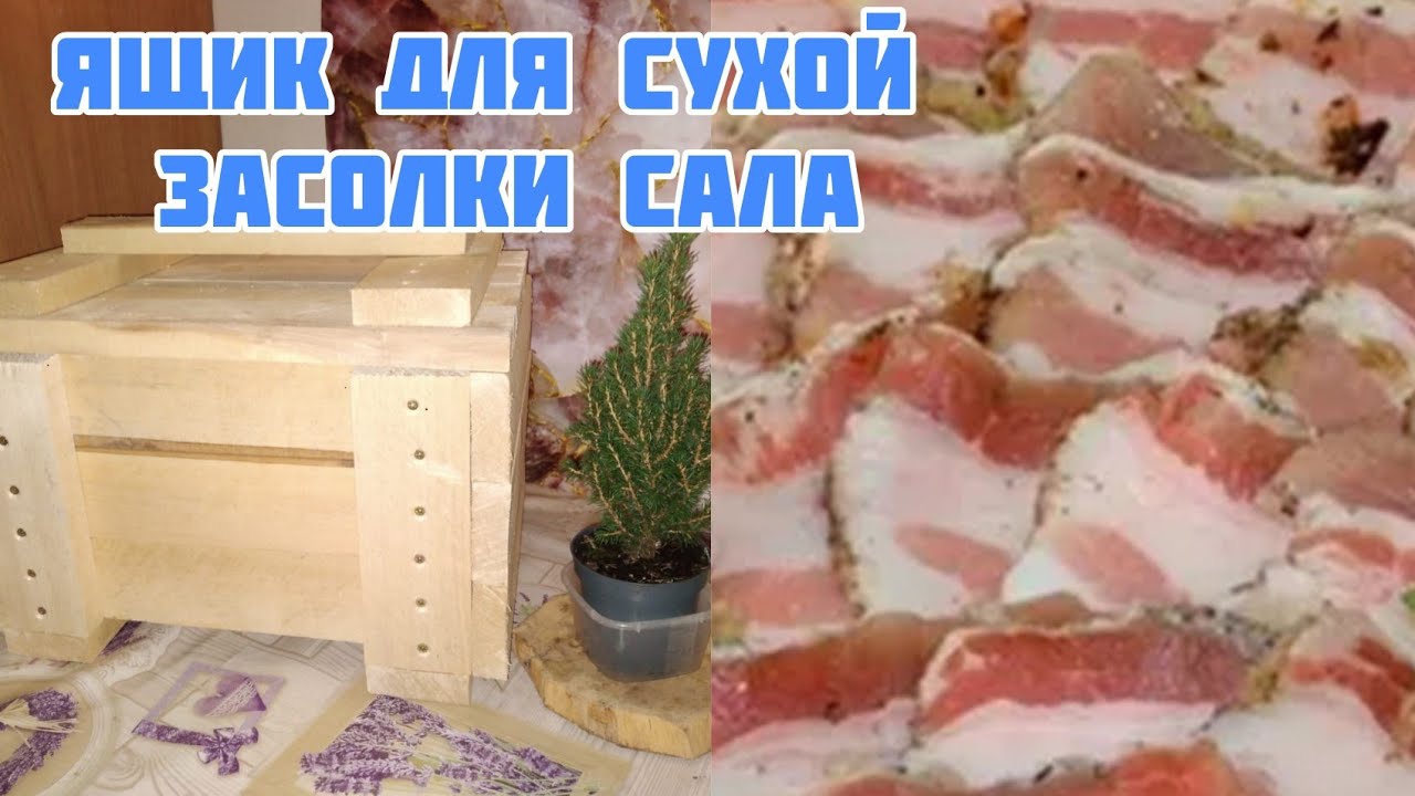 Ящик для сухой засолки сала