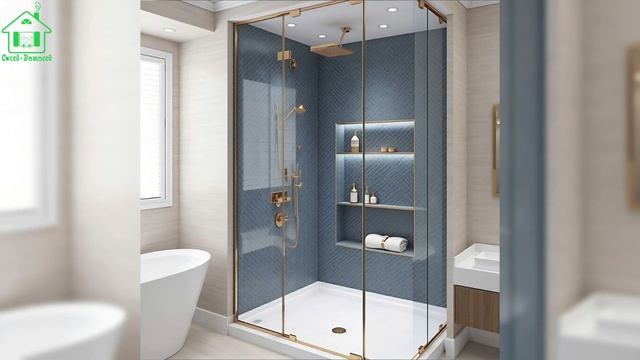 Идеи дизайна душевых кабин для ванных комнат фото для вдохновения (2)