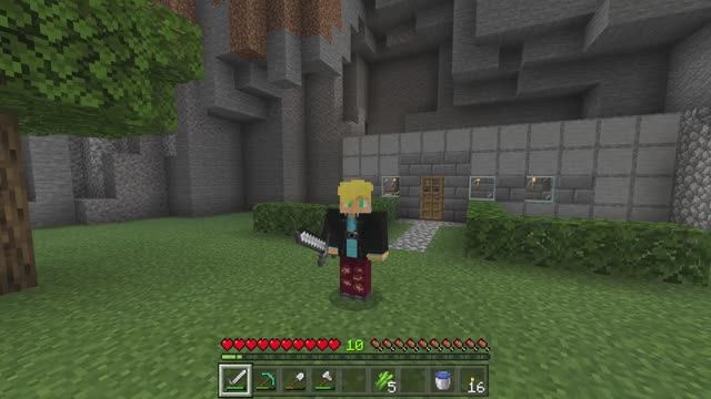 Мой самый первый дом в Майнкрафте