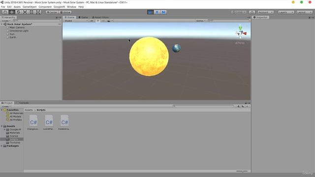 2 -VR Mock Solar System Part 2 - Creating the Earth and Moon