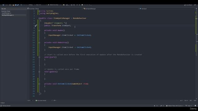 4 -Moving an Item to a Spot