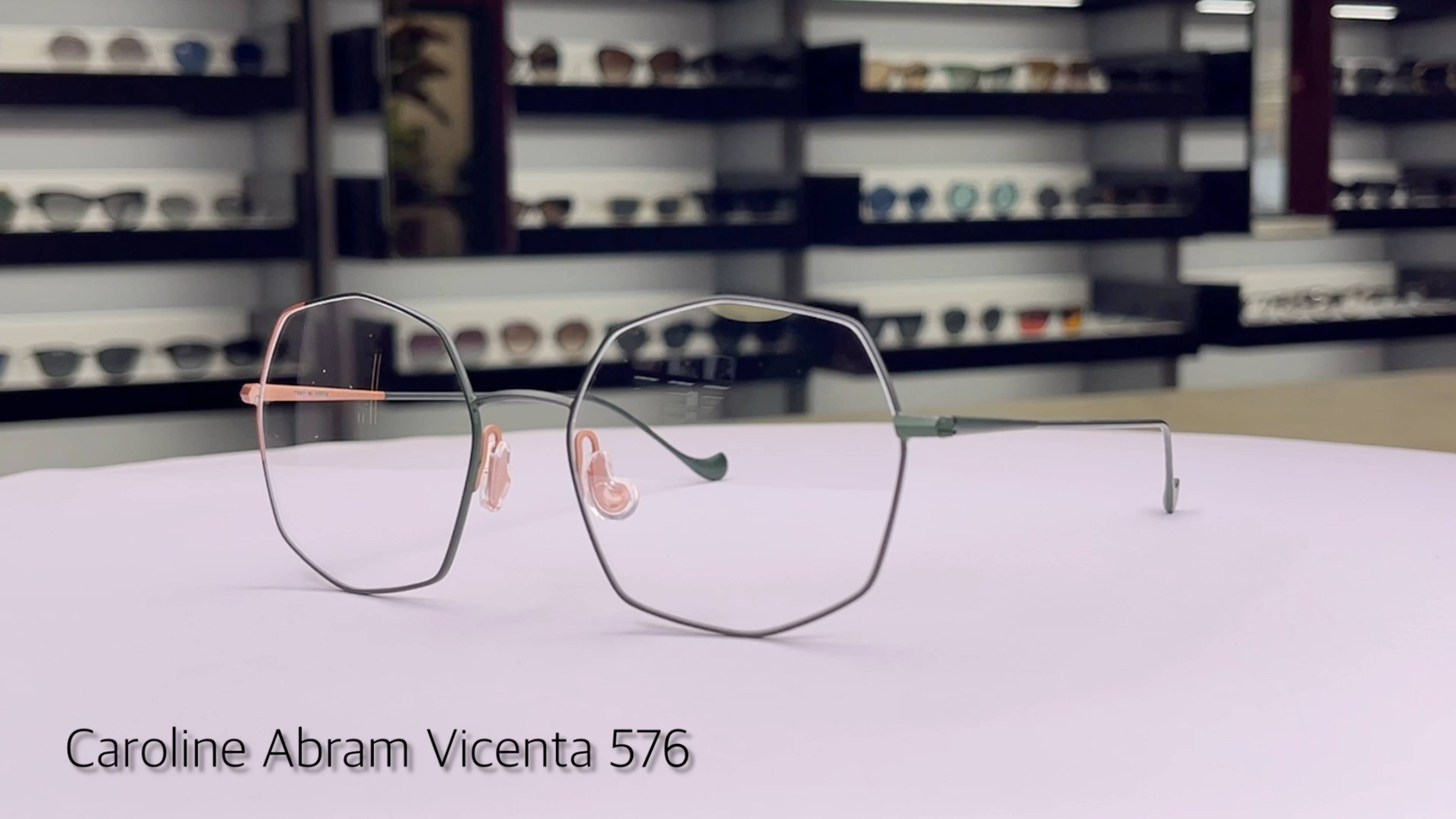 Обзор женская оправа Caroline Abram Vicenta 576: французский шик в многоугольной форме