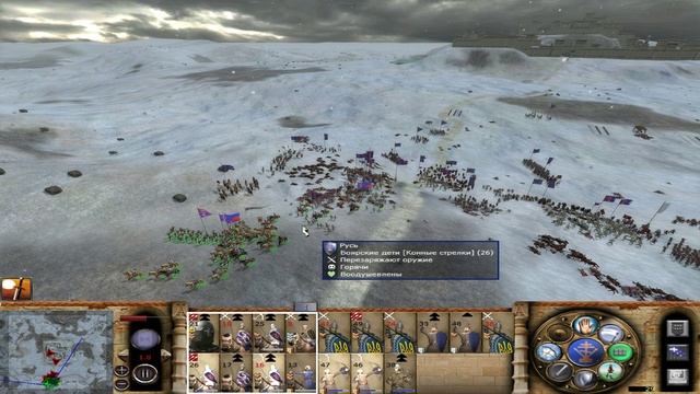 M:2TW kingdoms ДенМод кампания за Русь_20 Пинск взят, Булгары нападают