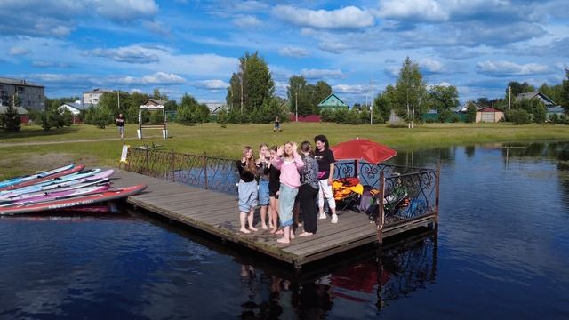 Озеро поселок Кулой