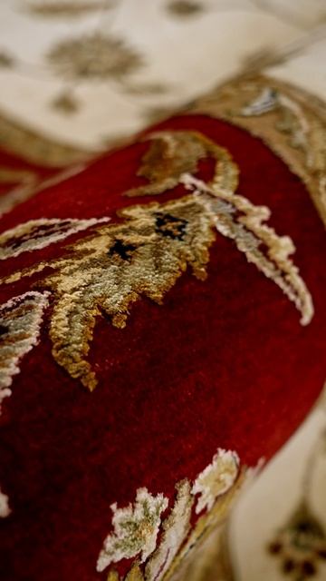 Элитный ковер ручной работы Kashan gold 10 10 CH 114 Ivory Red