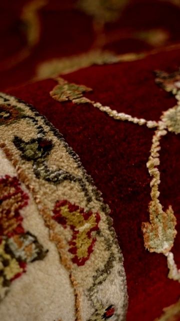 Элитный ковер ручной работы Kashan gold 10 10 MI 289 Red Ivory