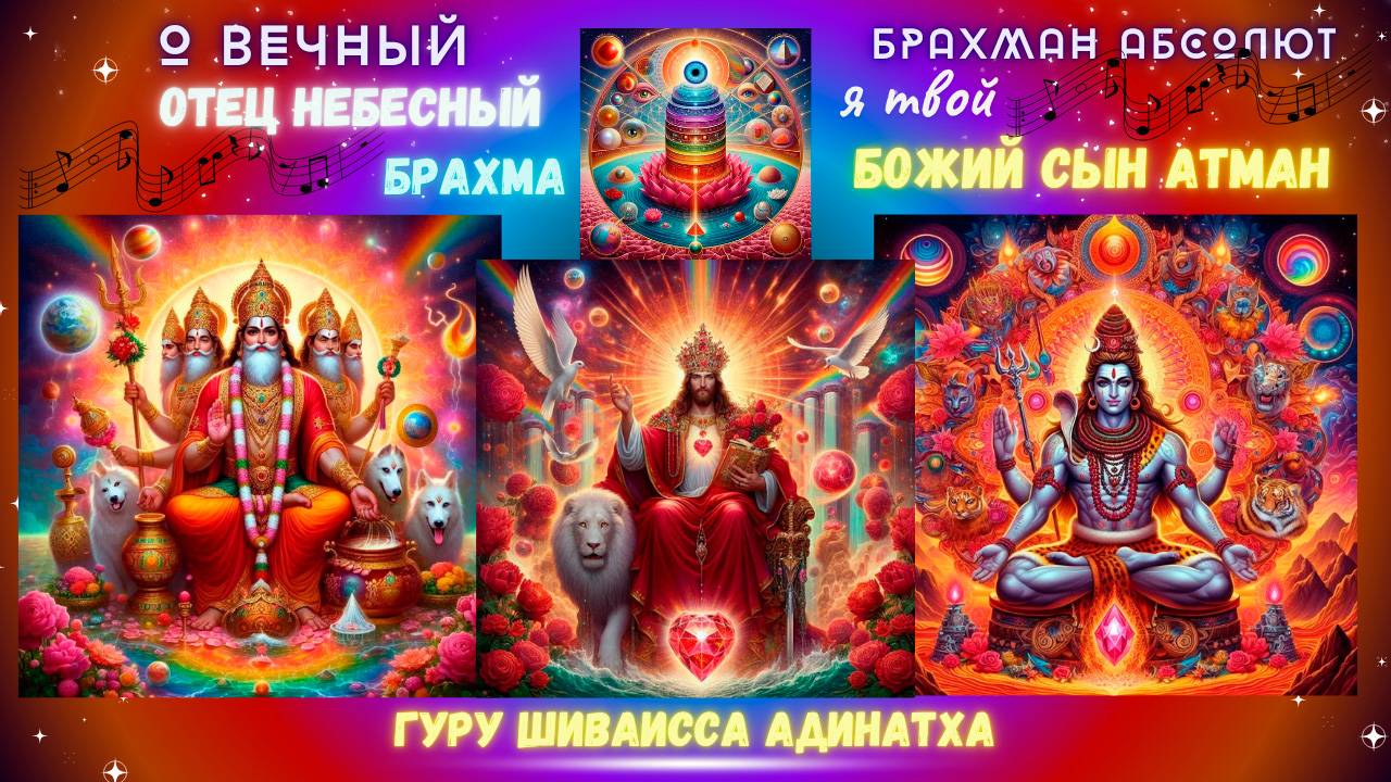 О вечный Брахман Абсолют Отец Небесный Брахма я твой Божий Сын Атман