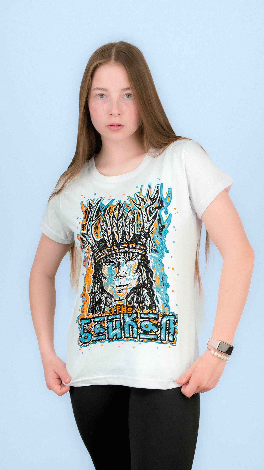 Футболка лайт двусторонняя приталенная ШАМАН БАЙКАЛ