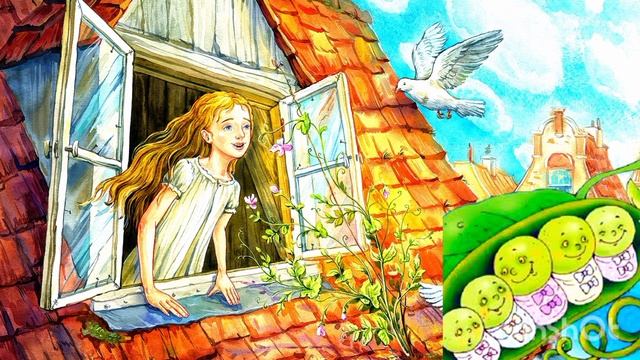 "Пятеро из одного стручка". Г. Х. Андерсен