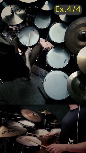 Барабанный курс “Prompted Ghosts”. Пример 4/4.