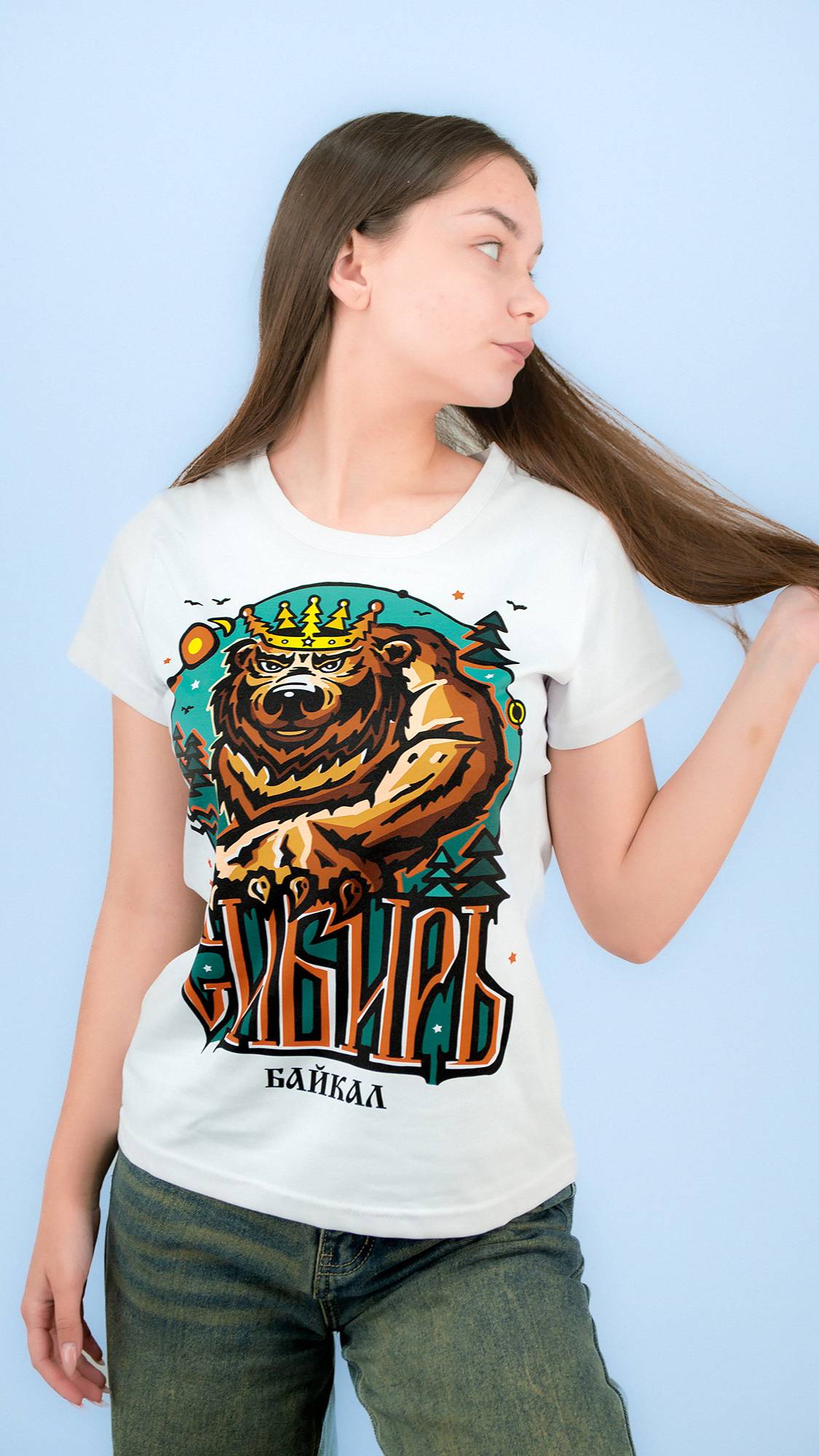 Футболка лайт двусторонняя приталенная ХОЗЯИН ТАЙГИ