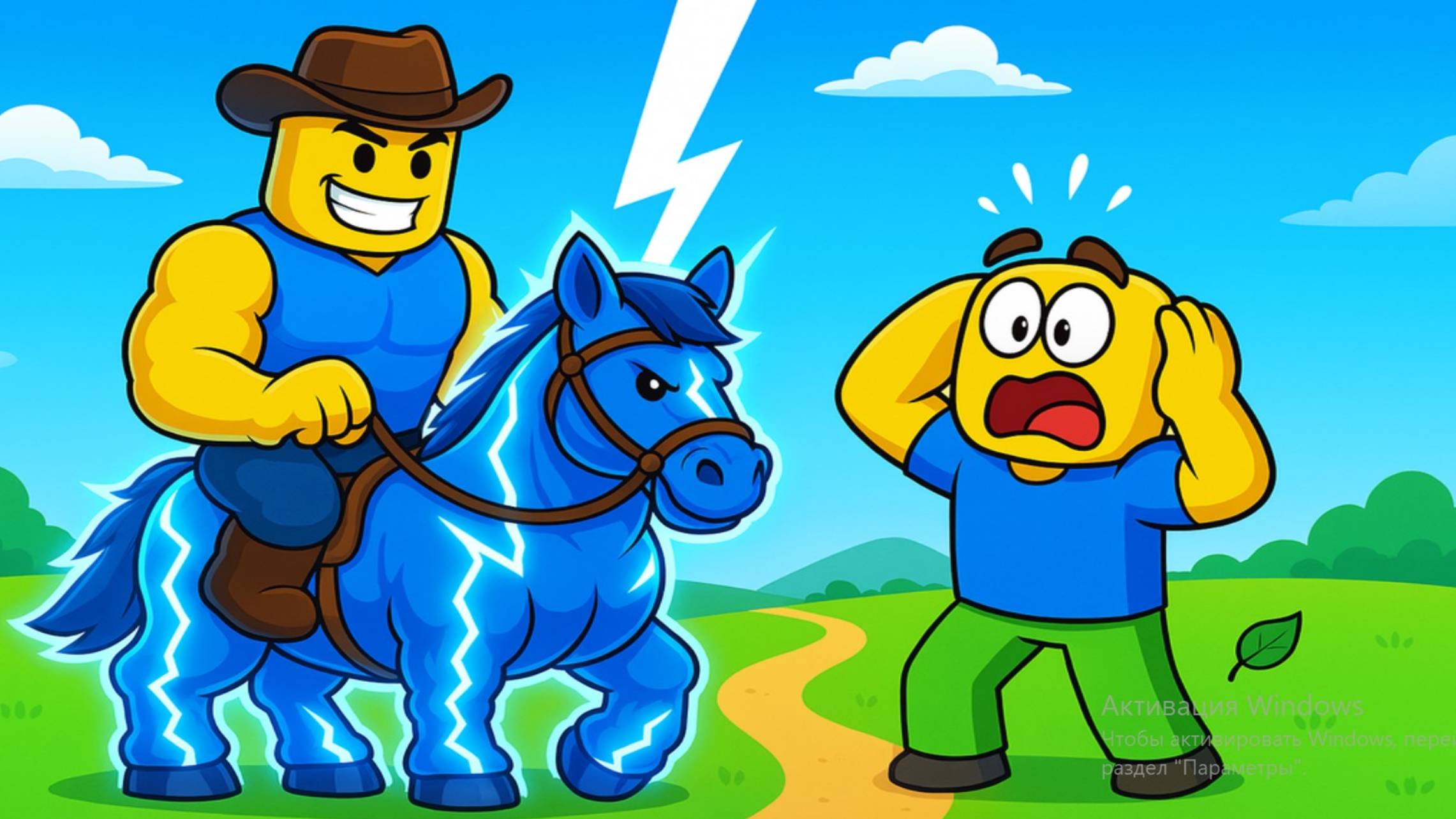 Катаемся на лошодях по горам