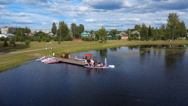 Озеро поселок Кулой