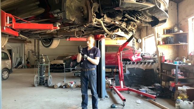 Сборка двигателя BMW 430. Замена масла в коробке