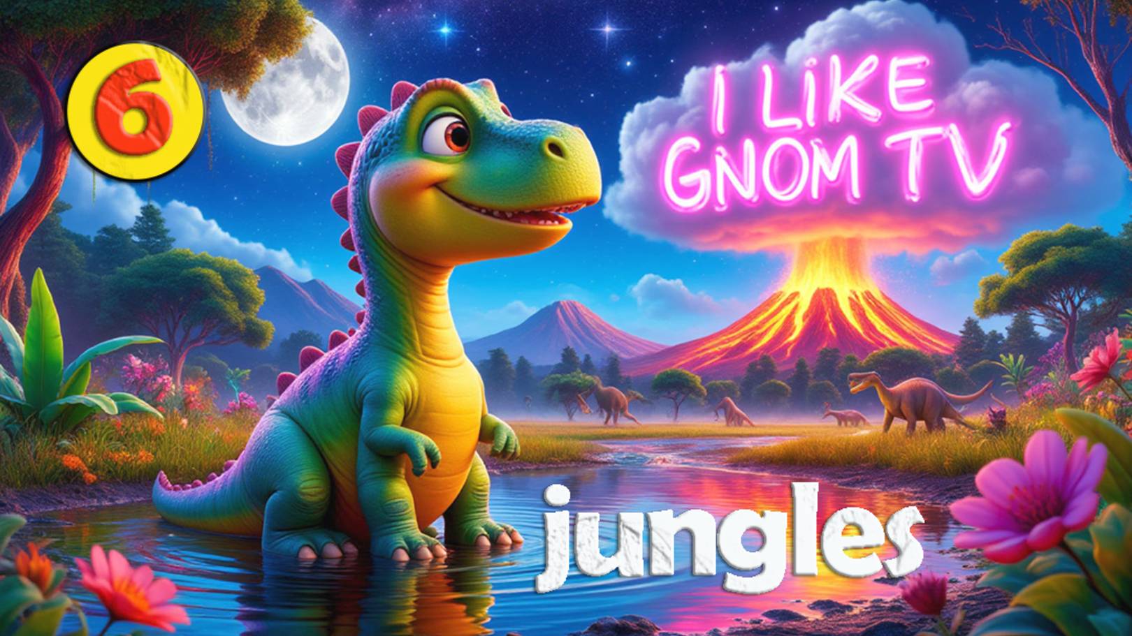 Жизнь в джунглях мезозоя