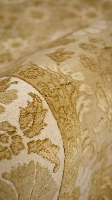 Элитный ковер ручной работы Kashan gold 10 10 MI 49 Brown Ivory